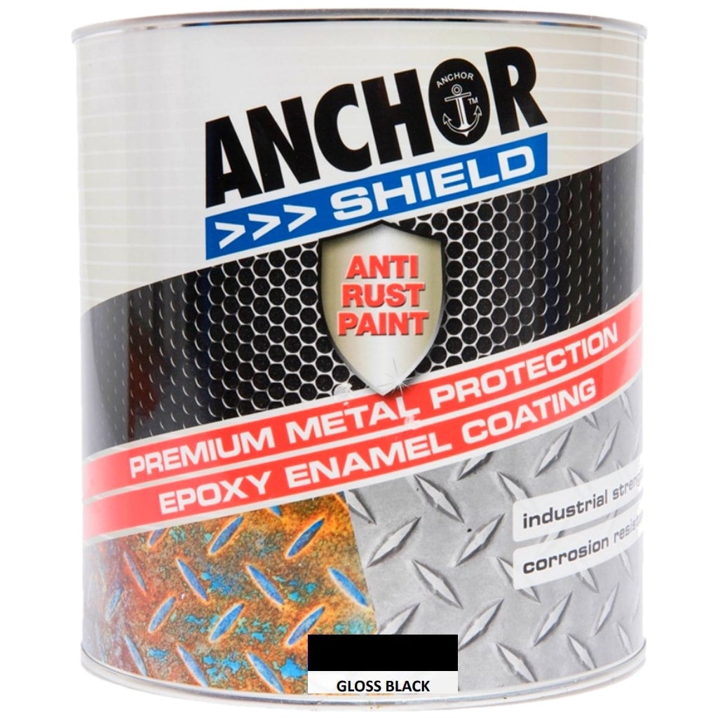 Anchor Shield Anti Rust Epoxy Enamel Paint Corrosion Resistant Gloss ...