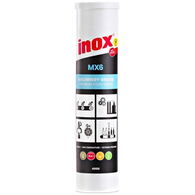 Inox MX6 Food Grade Machinery Grease Cartridge 400g Suitable For Rubber ...