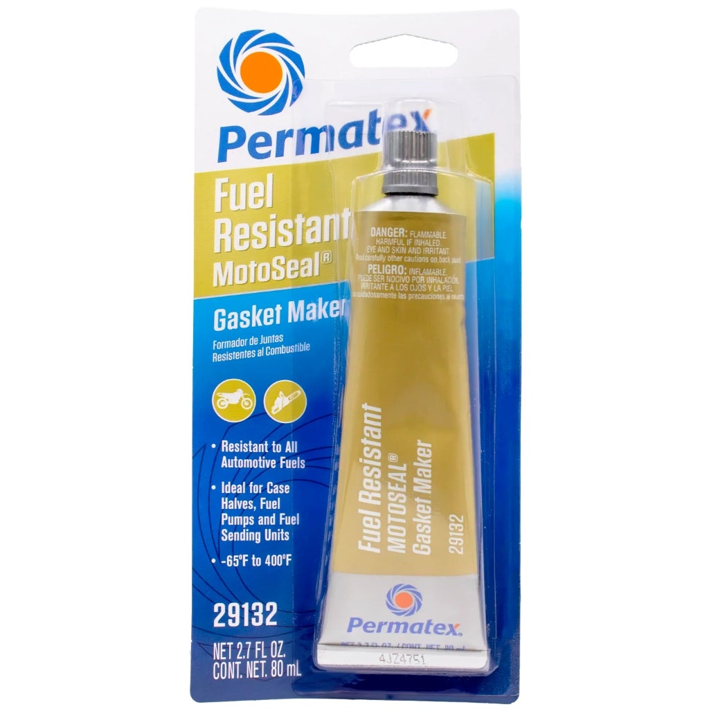 Permatex Motoseal Fuel Resistant Gasket Maker Sealant Grey 80ml 29132 ...