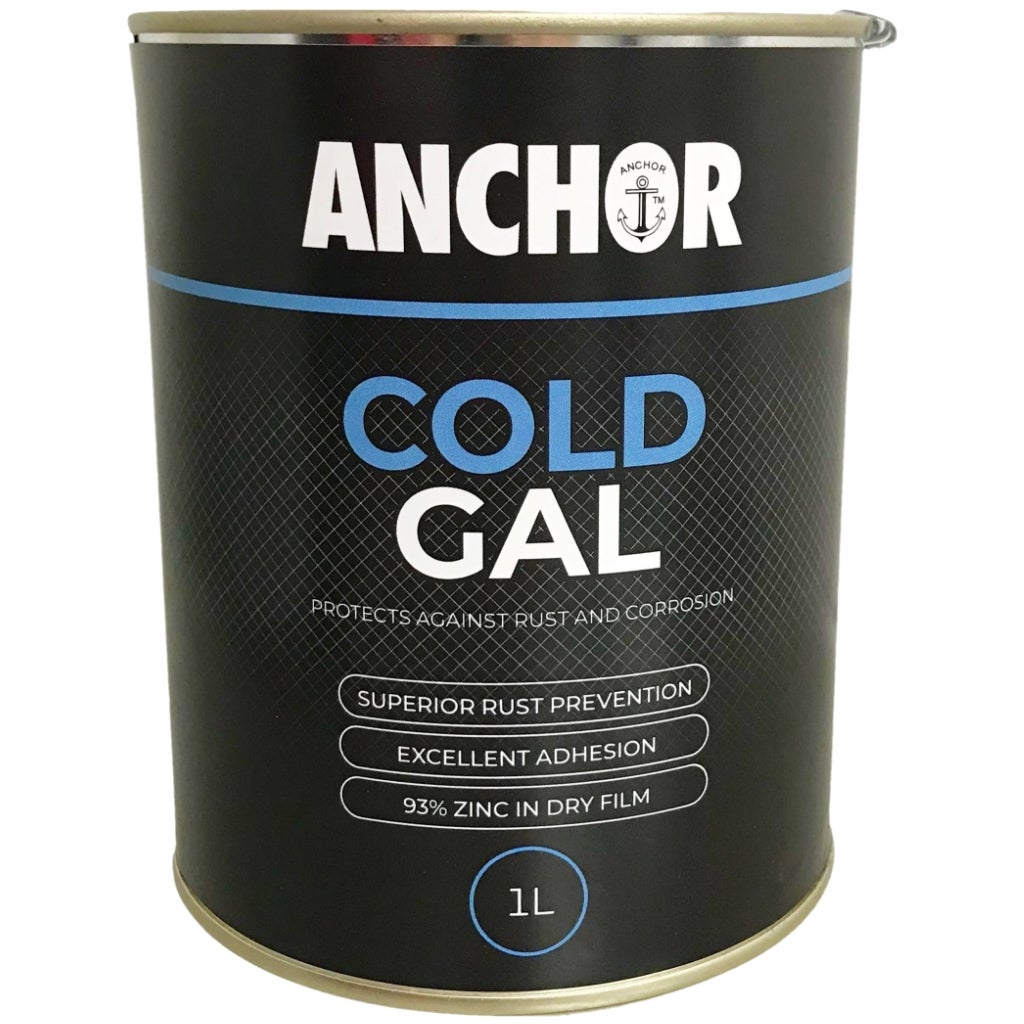 Anchor Cold Gal Galvanising Paint Zinc Rich Coating Corrosion Resistant ...