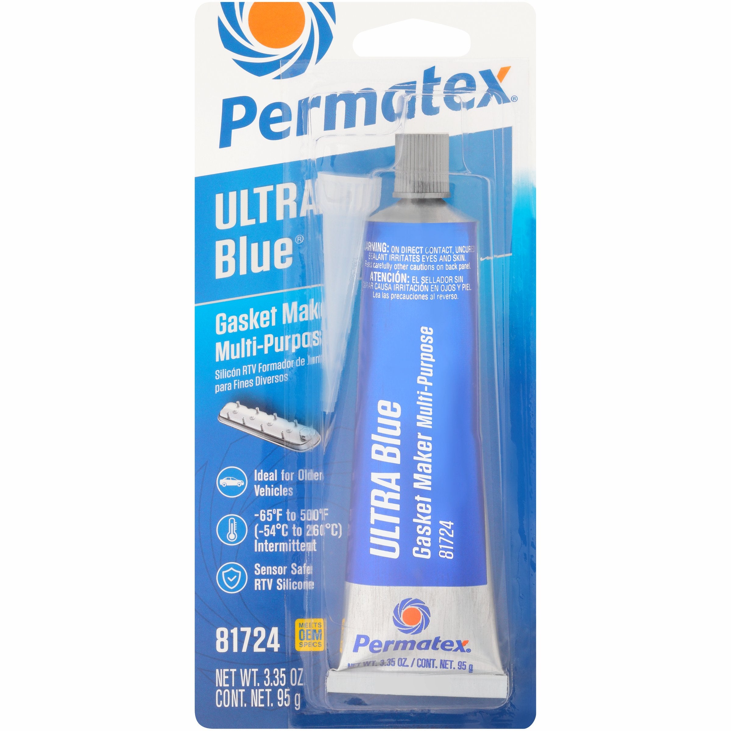 Permatex Sealant Ultra Blue RTV Silicone Gasket Maker 95g 81724 | Great ...