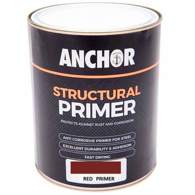 Anchor Structural Steel Metal Primer Red Oxide Fast Drying | Great ...